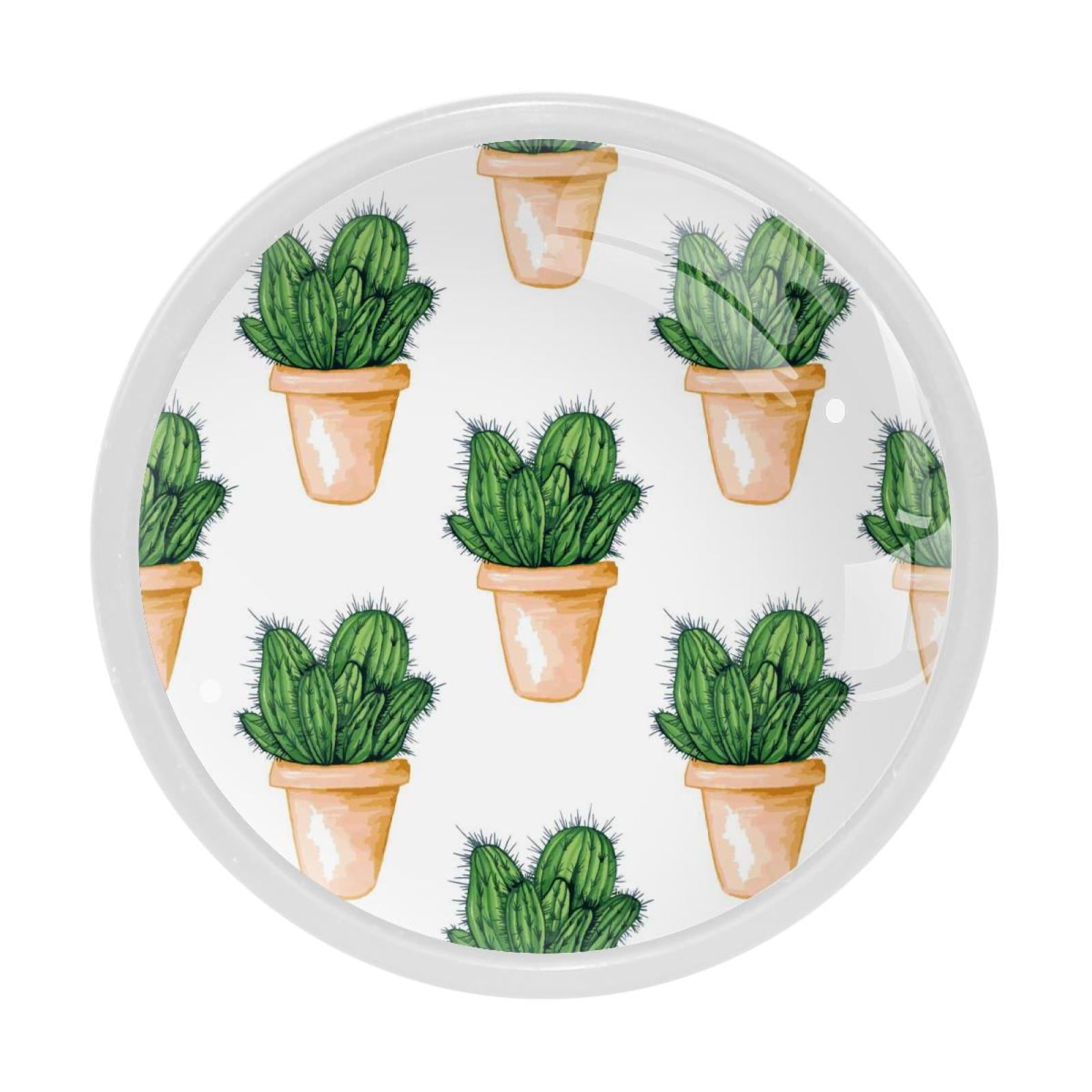 4 Pcs Cactus Knobs for Kitchen Cabinet Cupboard Dresser Bookcase Drawer ...