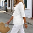 Clothes for Women Ladys Button Down Shirt Casual Loose Fitting Color ...