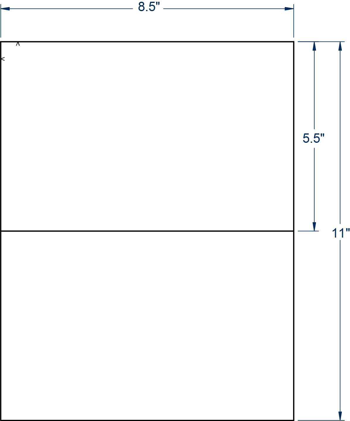 Compulabel 313402, Half Sheet Shipping Label 8 1/2 X 5 1/2 For All ...