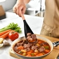 Cooking spoon set of 2: A set of multifunctional wooden handle silicone ...