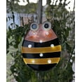 Things2Die4 Metal Bee Hanging LED Solar Garden Sculpture Light Yard ...