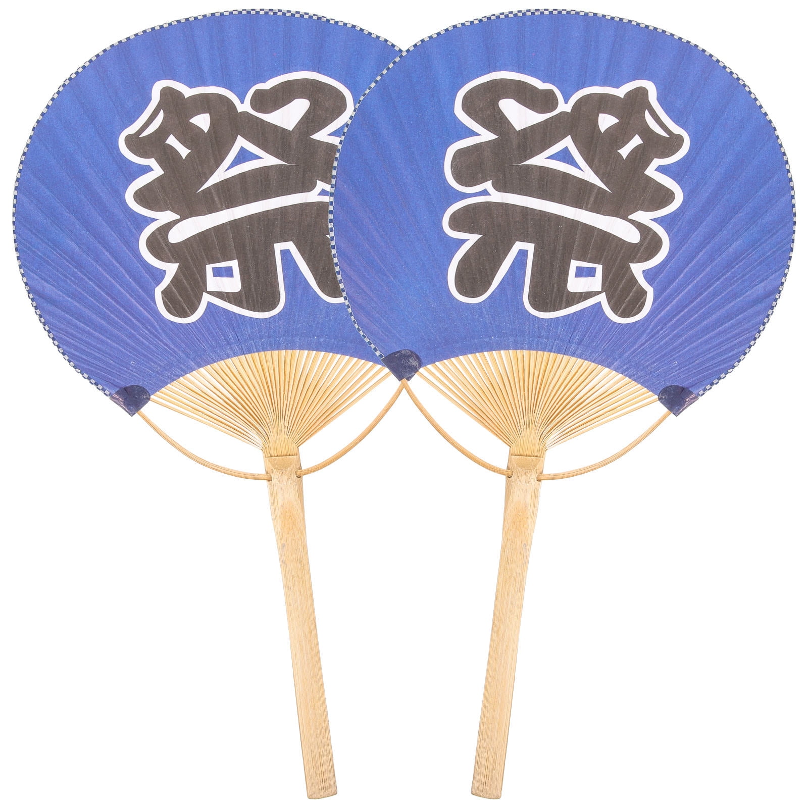 Click here for Washwepe 2pcs Japanese Hand-Made Fan In Blue Paper... prices
