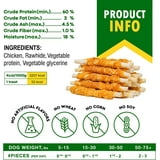 Beloved Pets Dog Rawhide Sticks Wrapped with Chicken for Dental Health ...