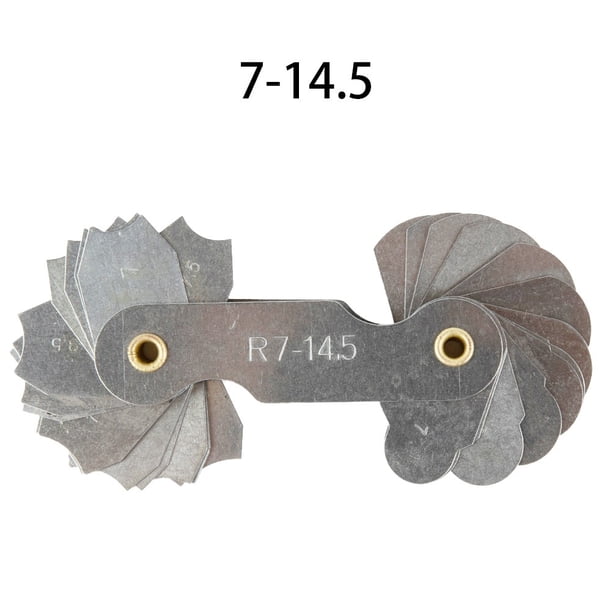 Radius template R gauge Radius gauge Plate fillet gauge Measuring tool ...