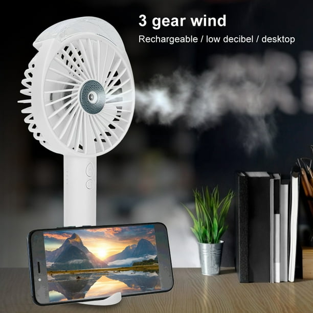 Mini Small Personal Portable Fan, Handheld Water Mist Fan, Battery ...