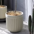 Nordic Vertical Stripe Flower Pot - Walmart.com