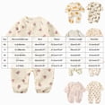 CAUYDY Newborn Toddler Baby Boys Girl Cute Print Long Sleeve Romper ...