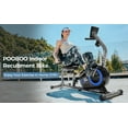 Pooboo Recumbent Exercise Bikes Sit Down Stationary Bicycle Magnetic Resistance Indoor Cycling ...