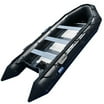 BRIS 12 Ft. Adults Heavy-Duty Inflatable Dinghy Raft with Water Oars ...