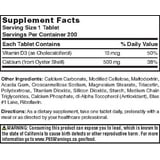 Nature's Blend Oyster Shell Calcium 500 mg, Vitamin D3 400 IU, 200 Tabs ...