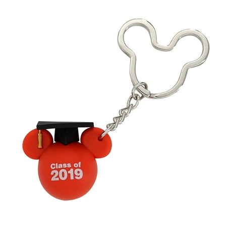 Disney Mickey Mouse Graduation Icon Ball Key Ring, 3", Multicolor ...