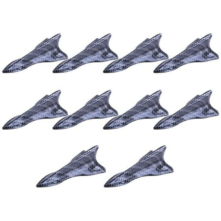 Lonbiaci 10Pcs ABS Carbon EVO Style Universal Vortex Generators Roof ...