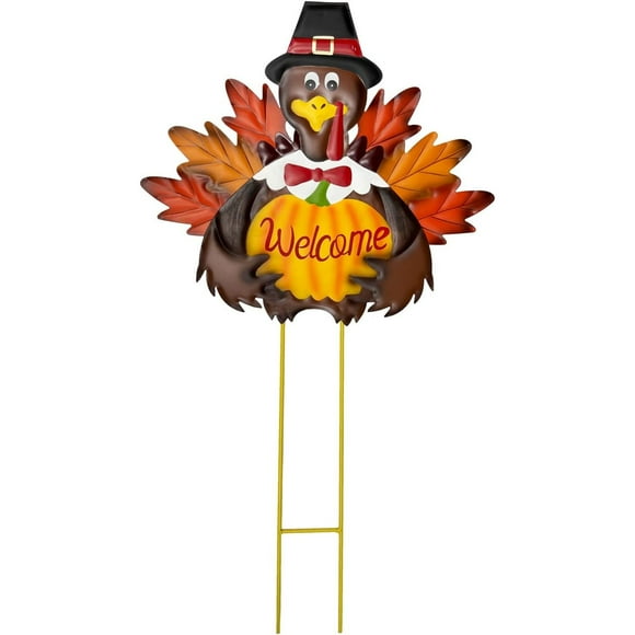 Fall Metal Yard Stakes