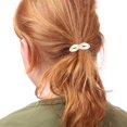 6Pcs 6 Style Rubber String Elastic Hair Ties Ponytail Hair Cuff with ...