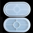 High Mirror Elliptical Storage Plate Mold Crystal Epoxy Molds DIY ...