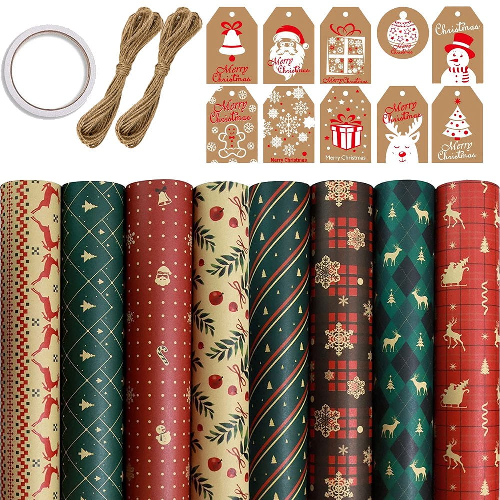 Click here for Unbranded 8 Sheets Gift Wrapping Paper for Christm... prices