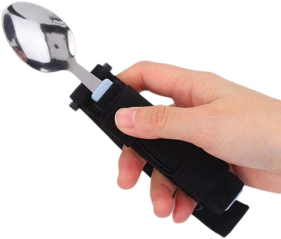 Easy Grip Eating Aids Spoon Adaptive Eating Utensils Rotating Stainless ...