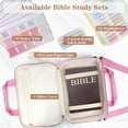 Bible Cover Case for Women,Large Bible Case with Detachable Shoulder ...