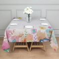 52x52in(132x132cm) Square Tablecloth, Waterproof Polyester Table Cover ...