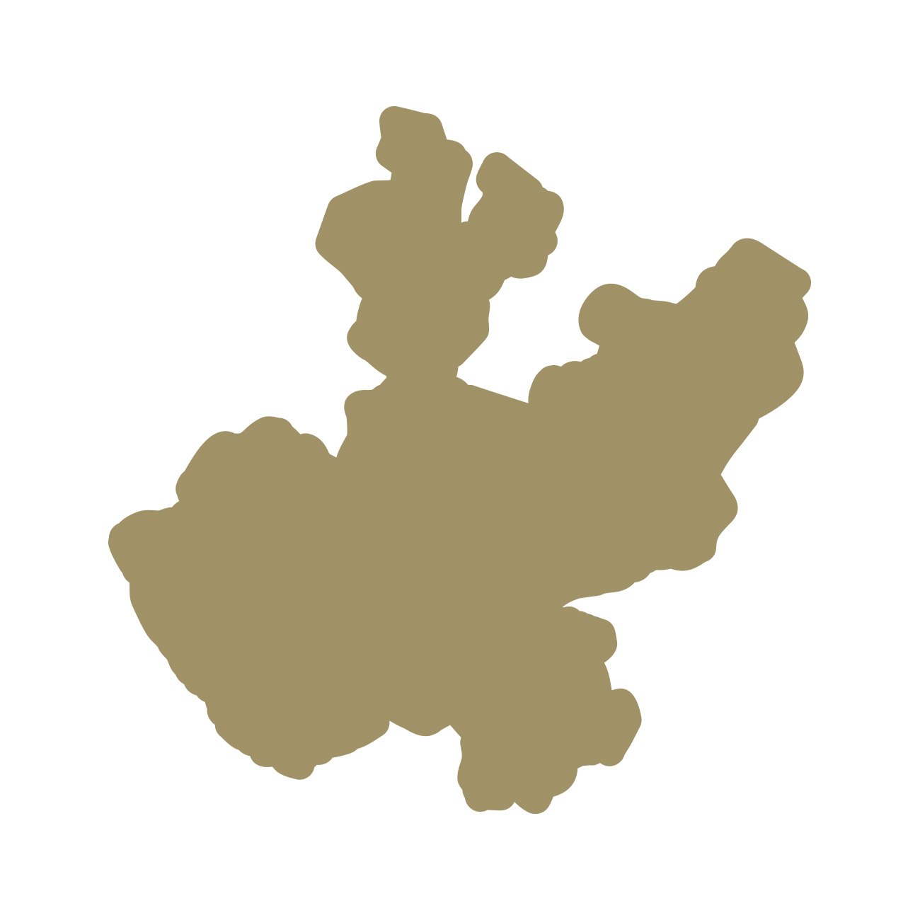 Jalisco State Shaped Sticker Decal Die Cut - Self Adhesive Vinyl - Weatherproof - Made in USA ...