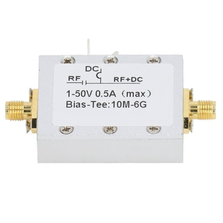 Coaxial Bias, Bias Tee 10MHz-6GHz Non Resonance Points 1.2dB Insertion ...
