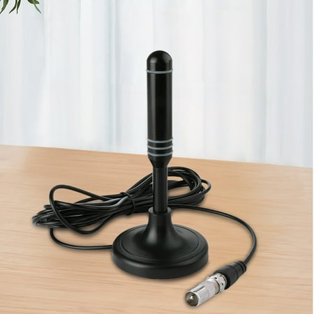 TB&W Portable TV Antenna 300cm Coax Cable HDTV Antenna DVB-T DVB-T2 DAB ...