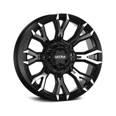 20" Black With Natural Accents Apocalypse 236 Wheel by Ultra Wheel 236 ...