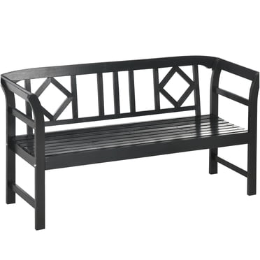 Hi-Line Gift Outdoor Bench - Resort Patio Seating Solution - Walmart ...