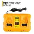 [Dewalt Battery Charger] 1pc DCB102 Replacement for Dewalt Battery ...