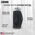 StatGear Multi Tool Sheath for Leatherman Skeletool (Black) - Walmart.com