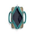 Rowan Satchel In Signature Canvas (Khaki / Teal) - Walmart.com