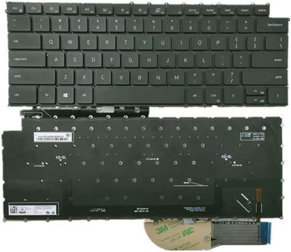 New US Black English Backlit Laptop Keyboard (Without palmrest) for ...