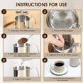 FKSZLL Vietnamese Coffee Dripper Heavy-Duty Stainless Steel Coffee Phin ...