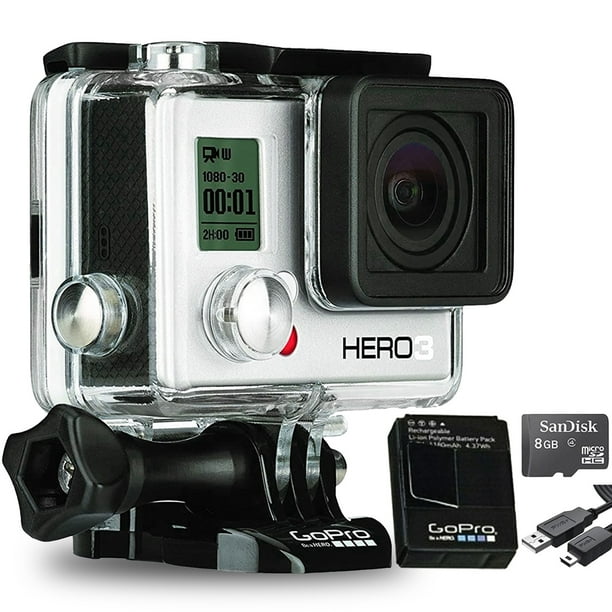 Restored Gopro Hero3 White Edition Action Sports Camera 1080p 5 0 Mp