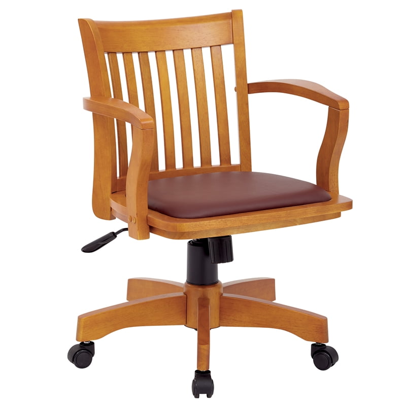 Click here for Osp Home Furnishings Deluxe Wood Bankers Chair Wit... prices