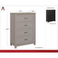 Find Your Perfect Ameriwood Home Carver 4 Drawer Dresser, Multiple Colors - Walmart.com