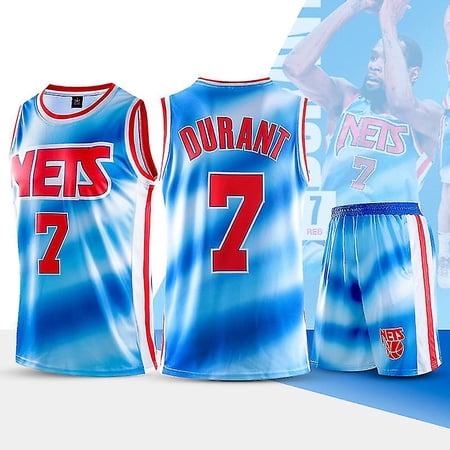 Nba Brooklyn Nets Kevin Durant No. 7 Basketball Jersey, Shorts, Durant ...