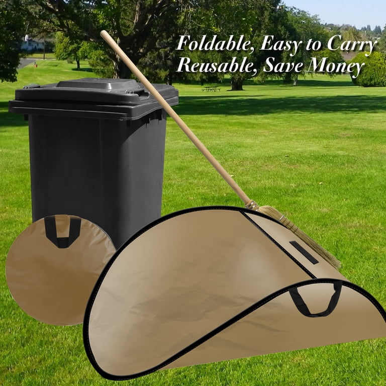 Lawn Debris Collection Bag Reusable Yard Waste Bags Foldable Leaf ...