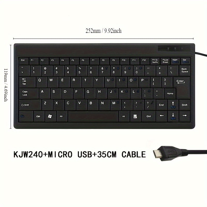 Click here for Unbranded [10 Inch Usb Wired Keyboard] 10 Inch Key... prices