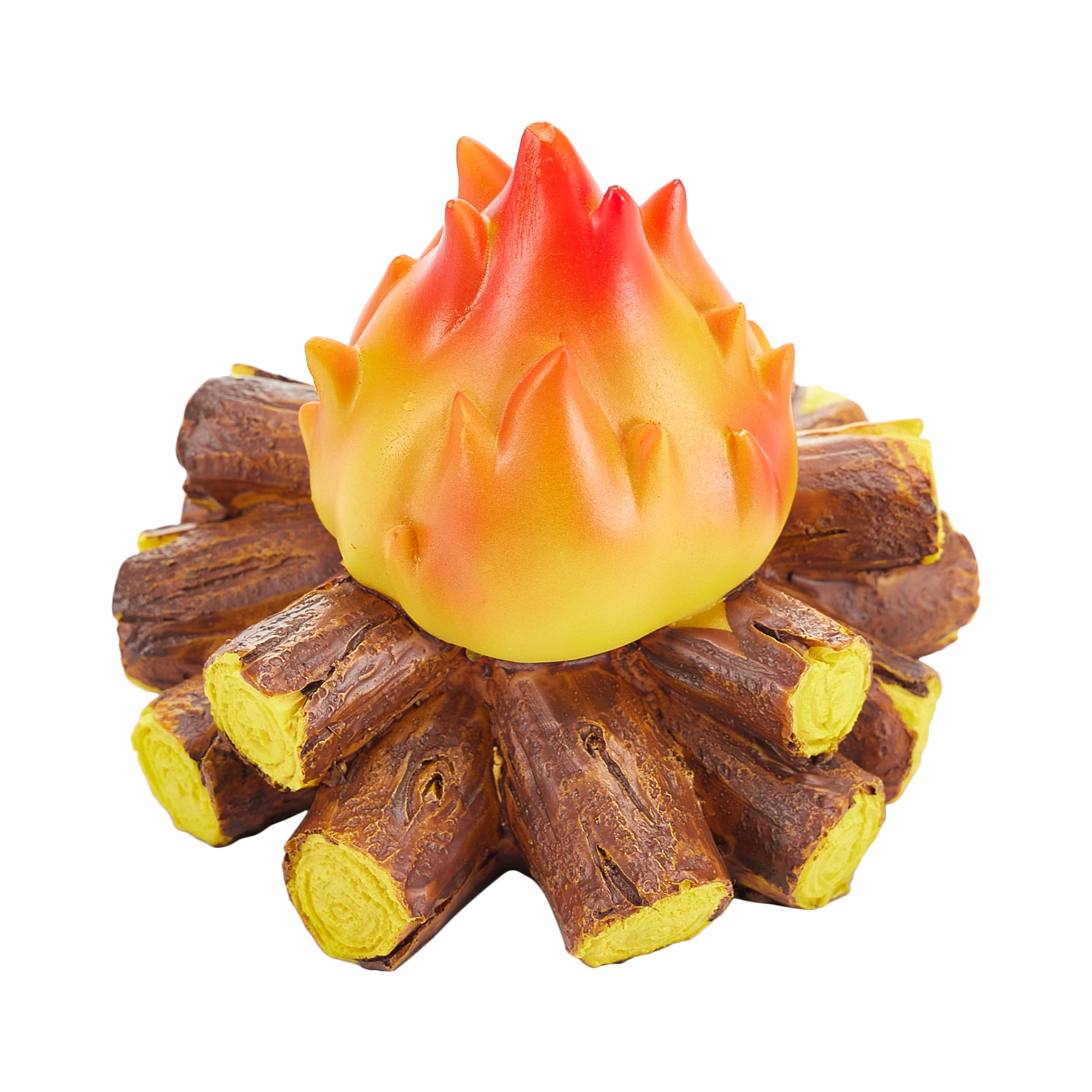 Thefound Holloween Led Simulation Fake Campfire Lamp Battery Powered Artificial Fire Flame For Party Decorations 14cm*12cm*9.5cm