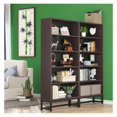 5-Tier Bookshelf, Heavy Duty Tall Bookcase, Large Capacity Shelving ...