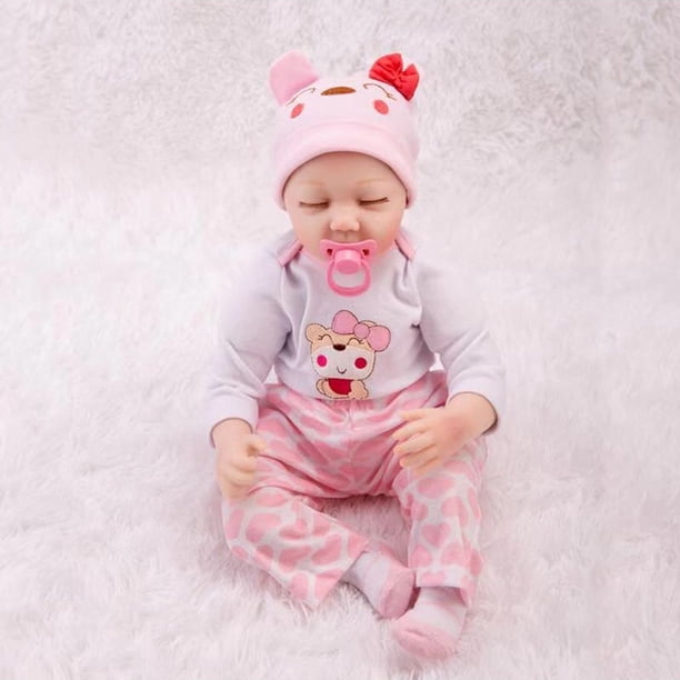 Muñeca Reborn Reborn Dreams, realista, rosa, 55 cm, con ropa | Bodega ...