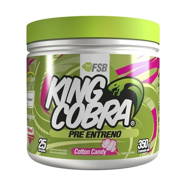 Pre Workout FSB King Cobra Cotton Candy | Walmart en línea
