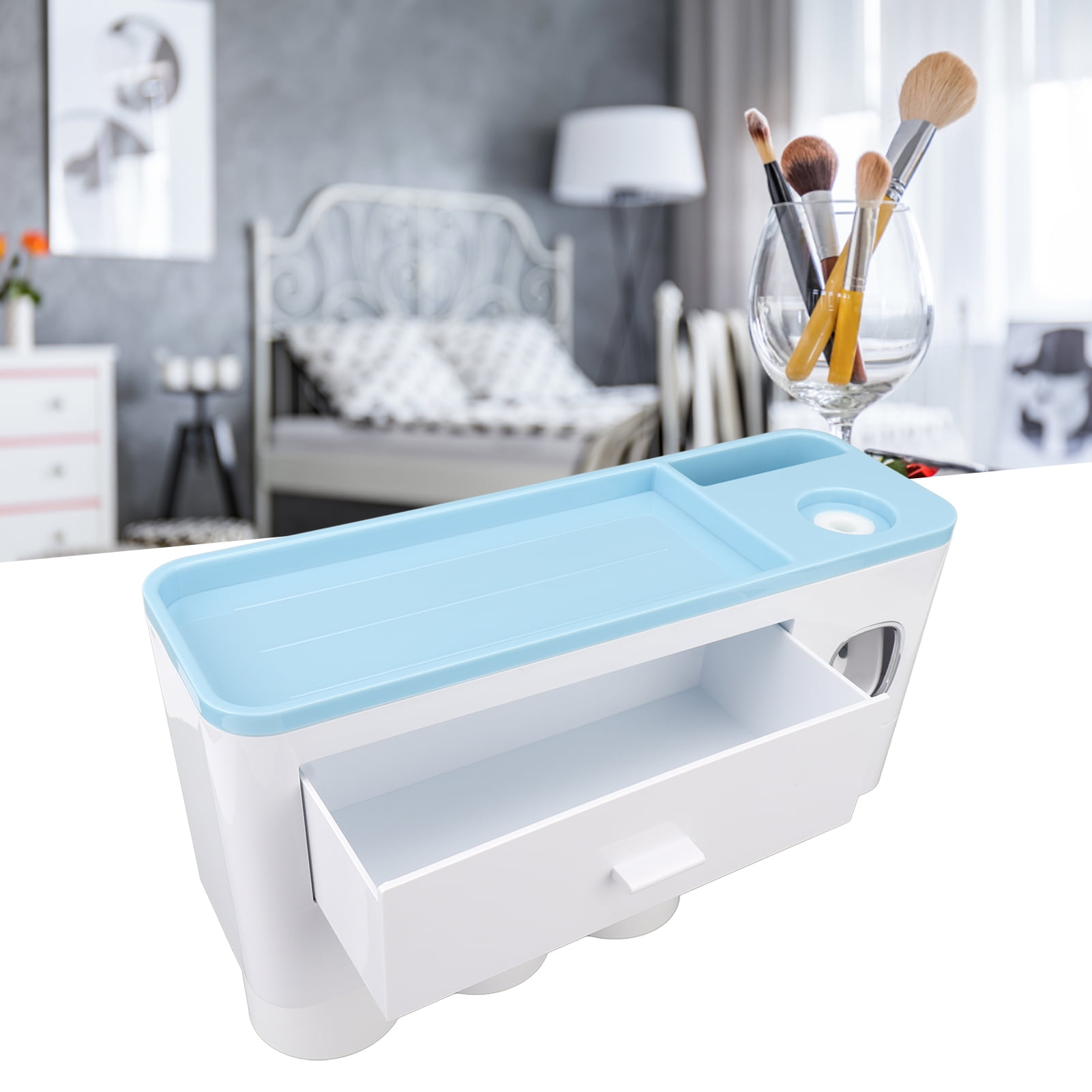 Dispensador de pasta de dientes fácil almacenamiento estable montado en ...