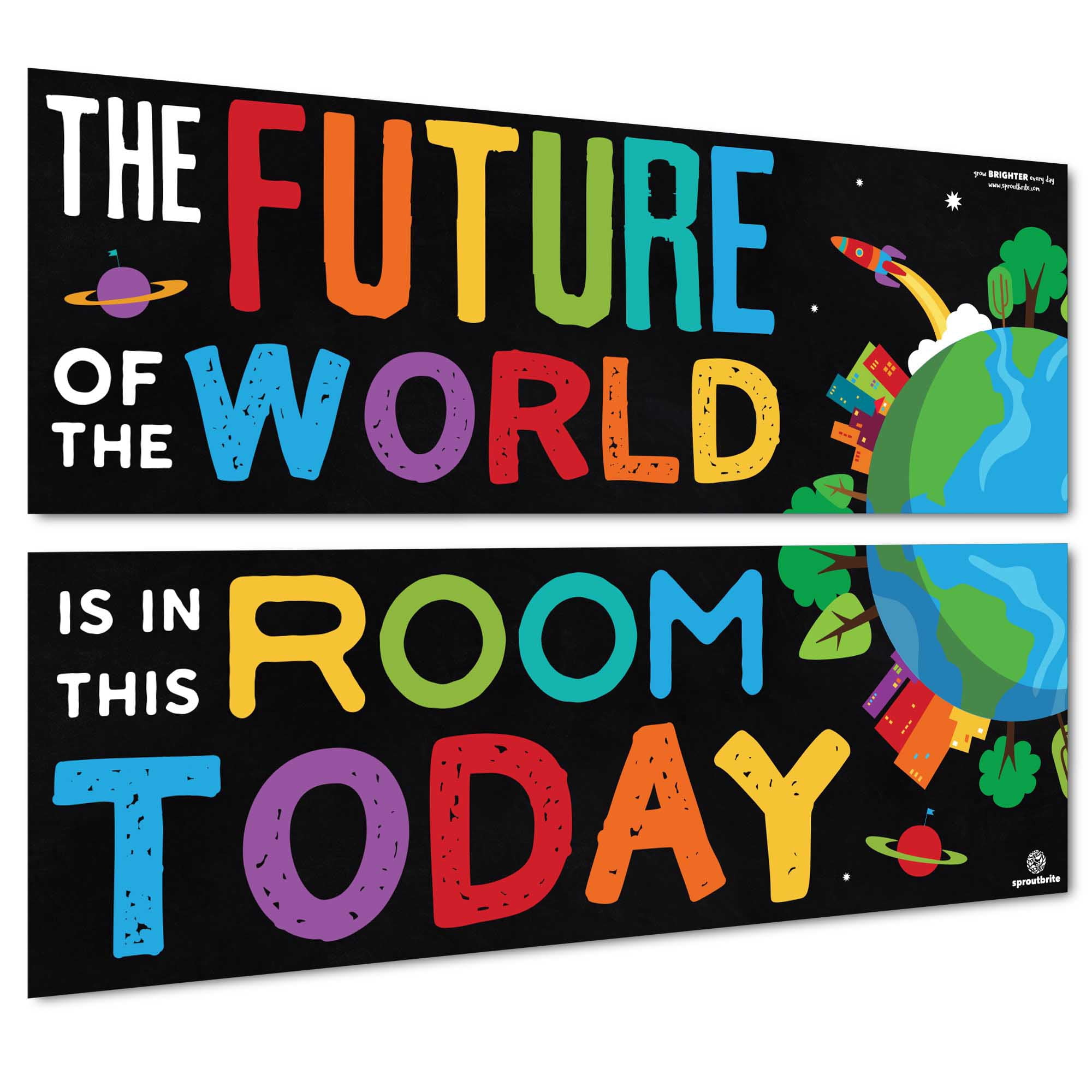 Sproutbrite Classroom Decorations Banner Posters For Teachers Sproutbrite Classroom Decorations Banner Posters For Teachers
