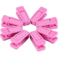 100 Pack Pink Plastic Finger Clips for Hanger Strong Pinch, Multi ...