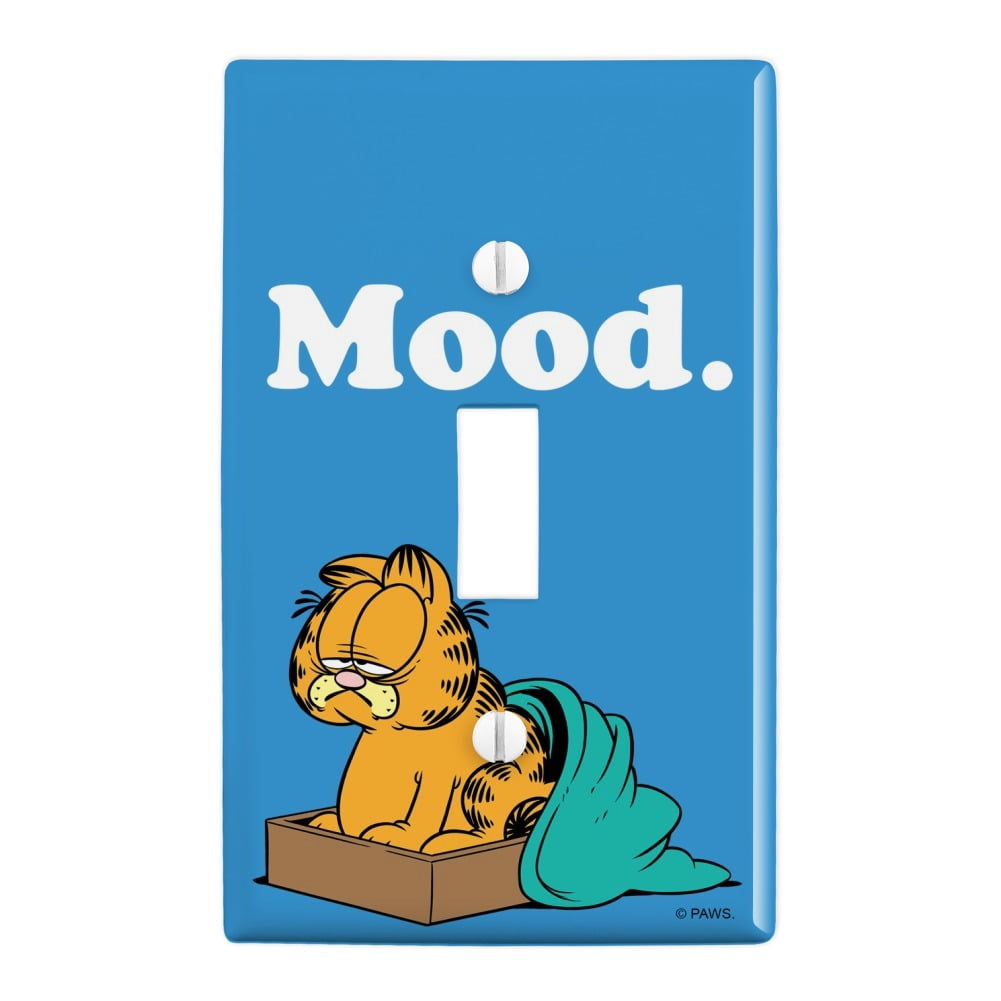 Garfield Mood Plastic Wall Decor Toggle Light Switch Plate Cover ...