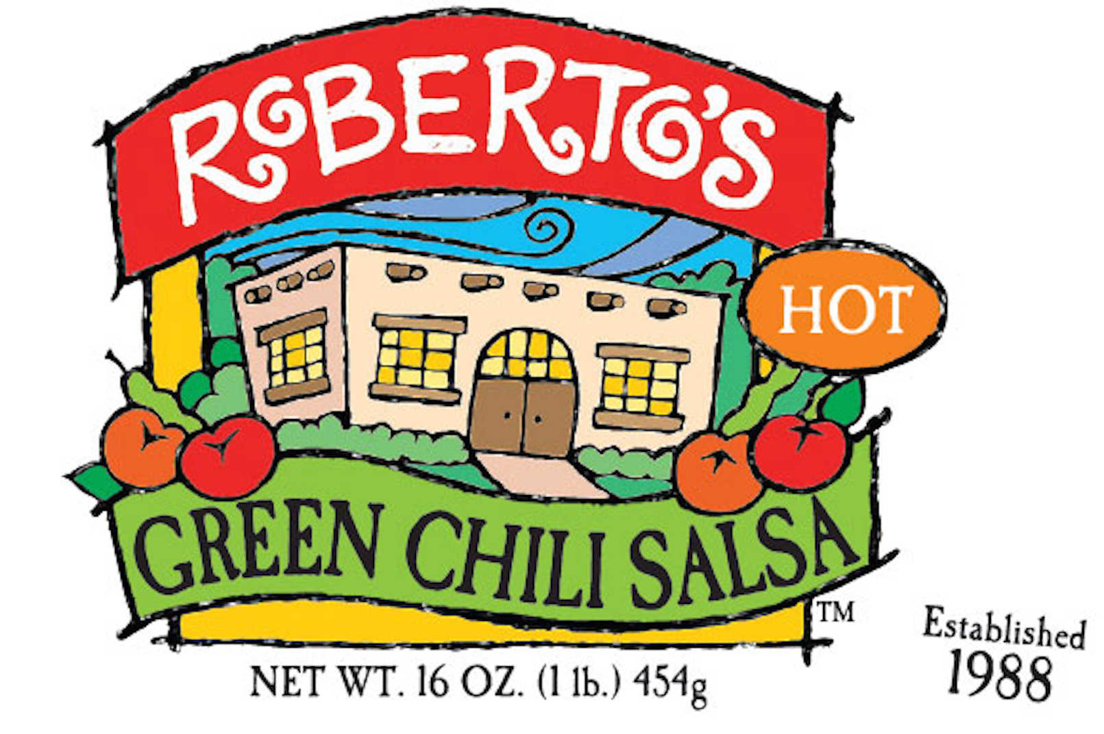 Roberto's Green Chili Salsa Hot, 16 oz - Walmart.com