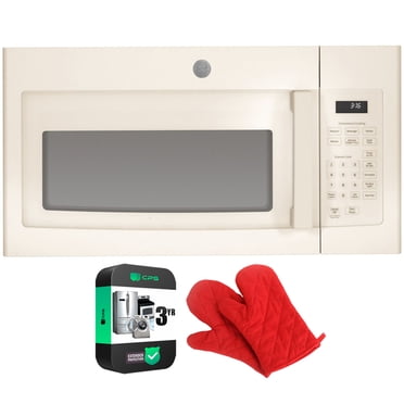 GE JVM3160DFBB 1.6 Cu. Ft. Over-the-Range Microwave Oven Black Bundle ...