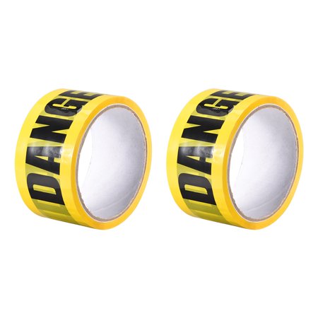 Caution Warning Stripe Sticker Adhesive Tape DANGER Marking, 82 Ft x 2 ...